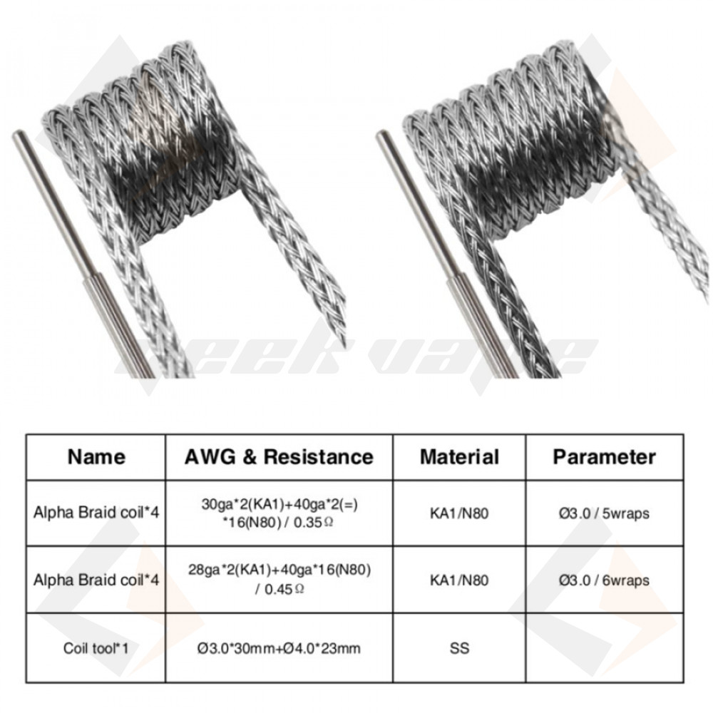 Rezistente GeekVape Hybrid Alpha Braid